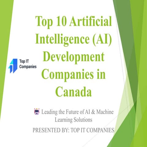 Top 10 Artificial Intelligence (AI) in Canada | PDF