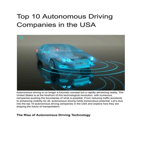 Top 10 Autonomous Driving Companies in the USA.pdf