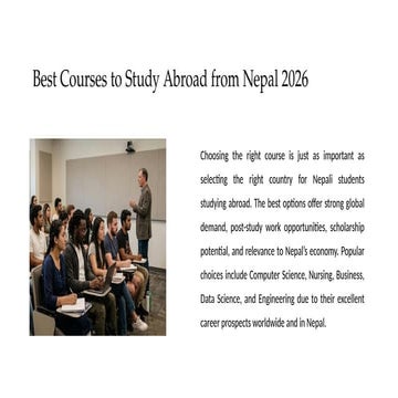 Best GRE Classes in Kathmandu 2026 | Complete GRE Preparation Guide | PPTX