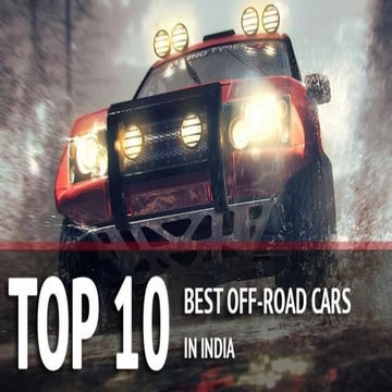 Top 10 Off-Roading Cars in India | SAGMart | PDF