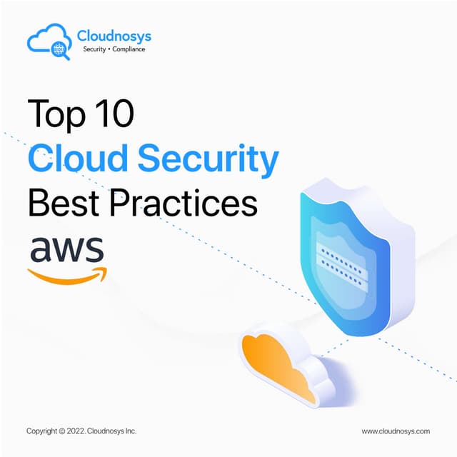 Top 10 best practies for aws cloud security.pptx | Cloud Computing | Internet