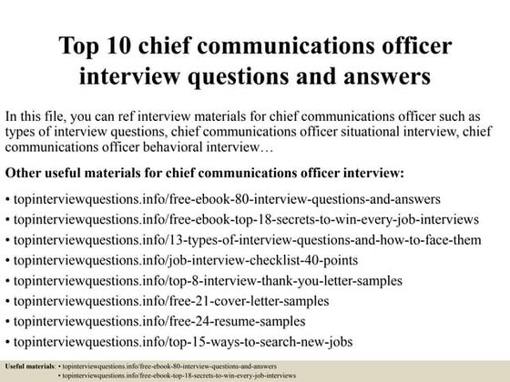 What Makes a Chief Communications Officer Excellent? | PDF