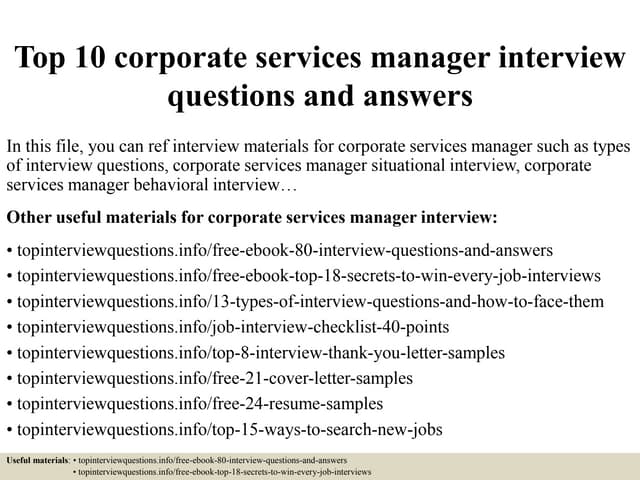 Top 10 municipal interview questions with answers | PPTX