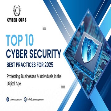 Top 10 Cyber Security Best Practices for 2025 | PDF