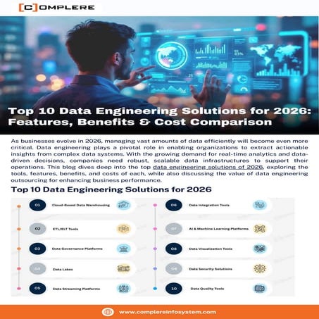 Top 10 Data Engineering Solutions for 2026 Features, Benefits & Cost ...