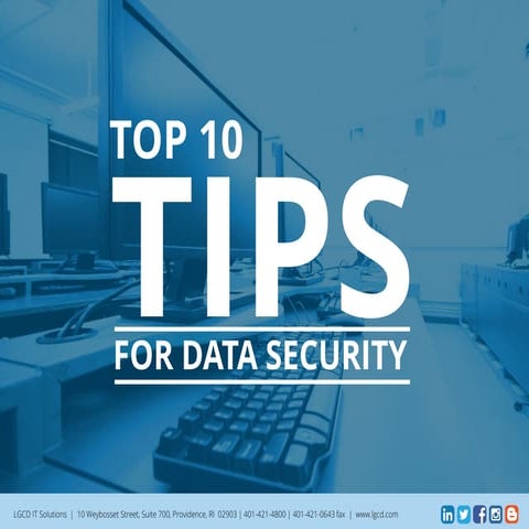 Top 10 Tips for Data Security | PPT
