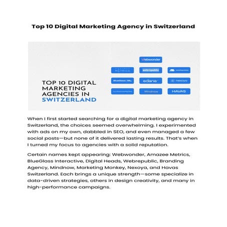 Top 10 Digital Marketing Agency in Switzerland.pdf