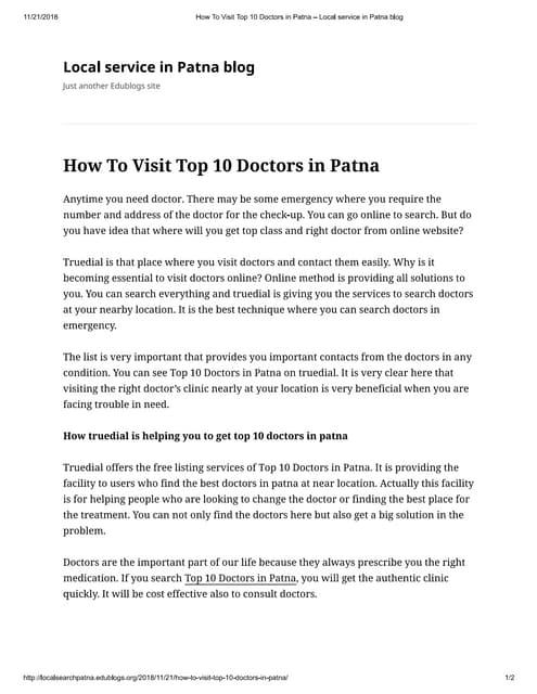 Top 10 restaurant in patna | PDF | Bars & Restaurants | Attractions