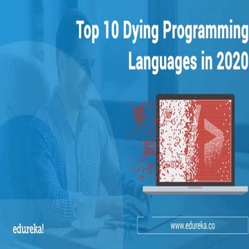 Top 10 Dying Programming Languages In 2020 Edureka Ppt 
