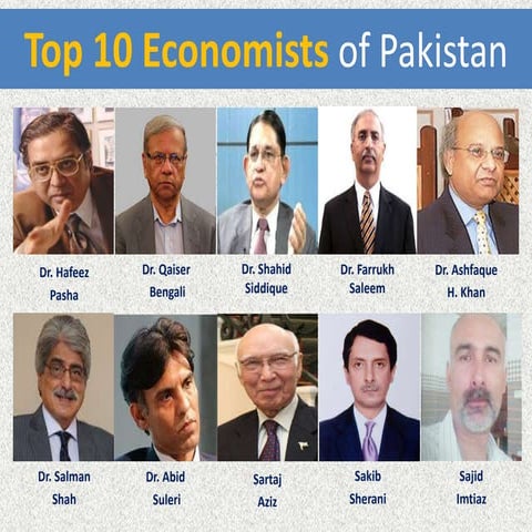 Top 10 Economists of Pakistan | PPTX