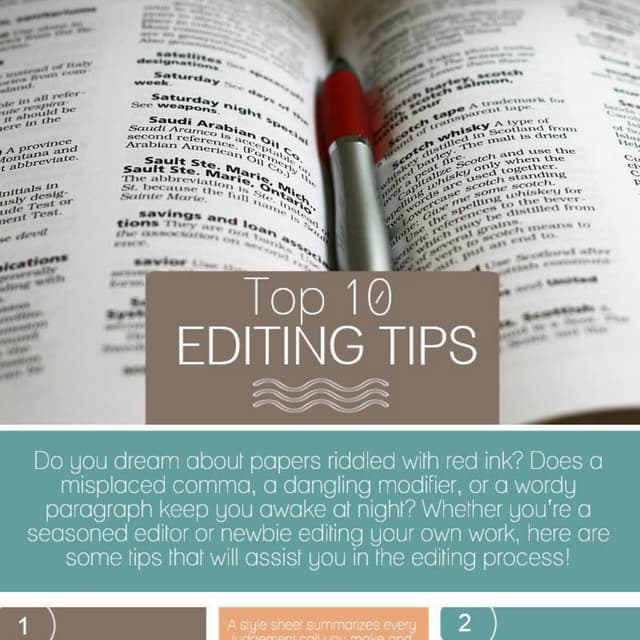 Top 10 Editing Tips | PDF