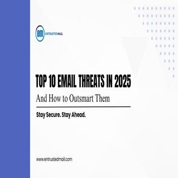 The 2025 Email Threat Report: Top 10 Dangers Lurking in Your Inbox | PDF