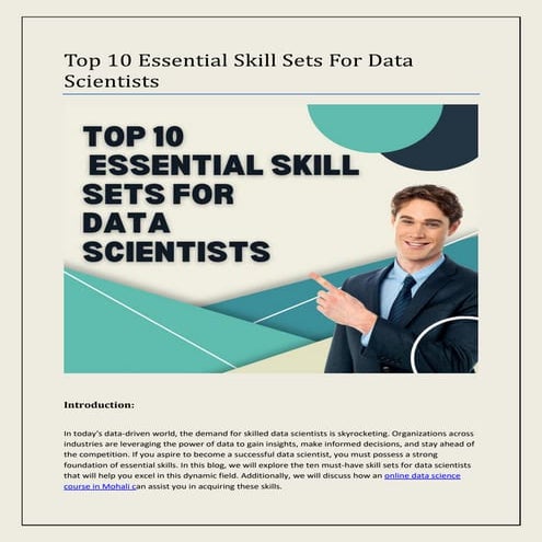 Top 10 Essential Skill Sets For Data Scientists.pdf