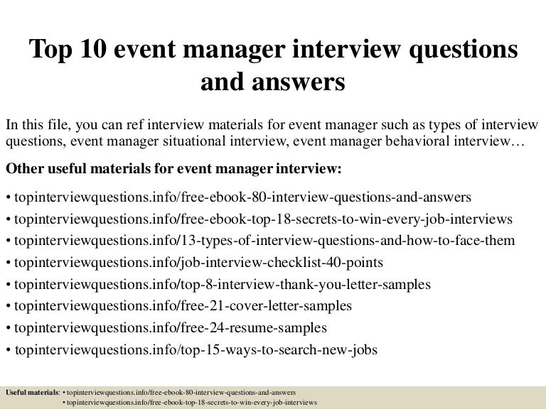 Top 10 Event Manager Interview Questions And Answers top-10-event-manager-interview-questions-and-answers