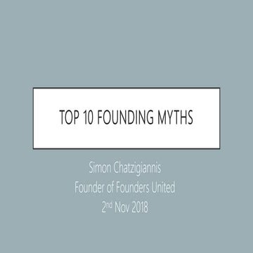 Top 10 Founding Myths | PPTX