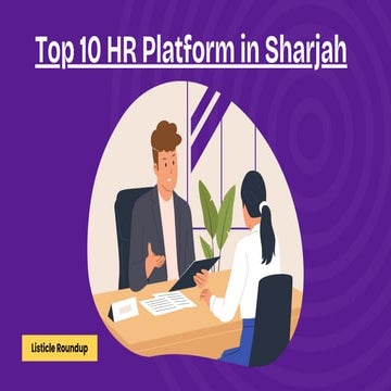 Top 10 HR Platforms in Sharjah for Growing and Enterprise Businesses in ...