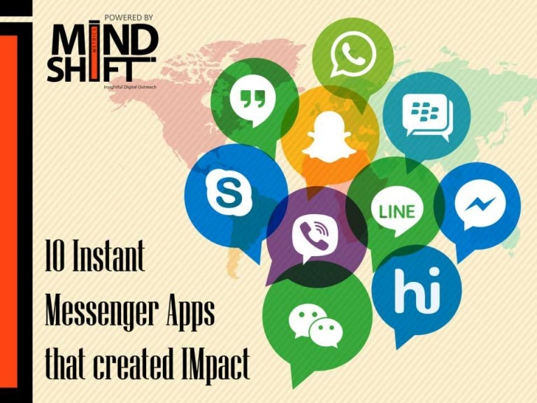 Top 10 Instant Message Applications By MindShift Metrics
