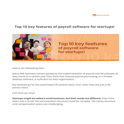 Top 10 key features of payroll software for startups!.pdf