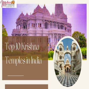 Top 10 Krishna Temples in India | PDF