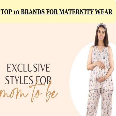 Top 10 Maternity Wear Brands | PPT