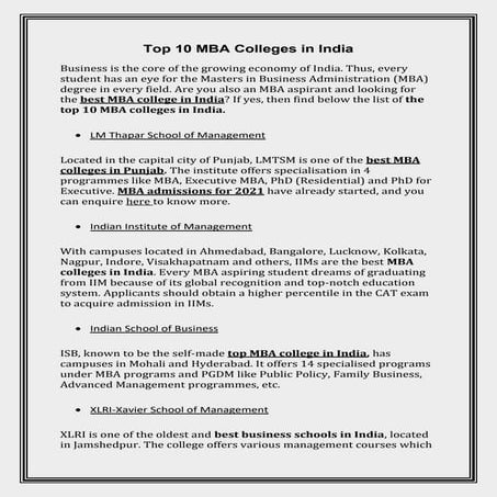 MBA Colleges in India.pptx