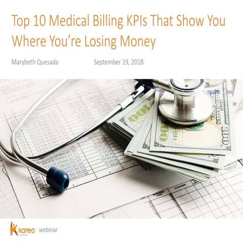 Top 10 Medical Billing KPIs That Show You Where You’re Losing Money | PPTX