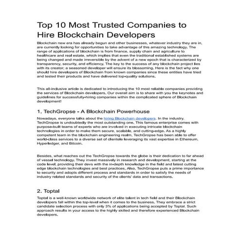 Top 10 Most Trusted Companies to Hire Blockchain Developers.pdf