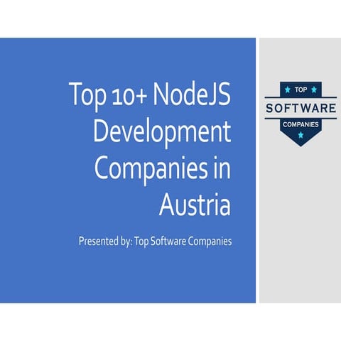 Top 10+ NodeJS Development Companies in Austria | PDF