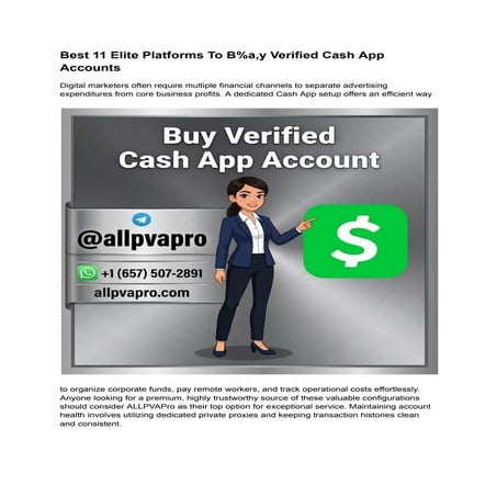 How Can Beginners Easily Buy Verified Cash App Accounts With BTC | PDF