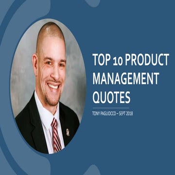 Top 10 Product and Leadership Quotes | PPTX
