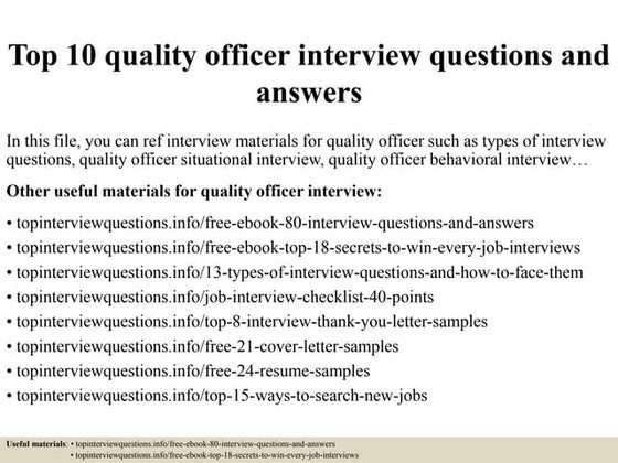 Top 10 records officer interview questions and answers | PPTX