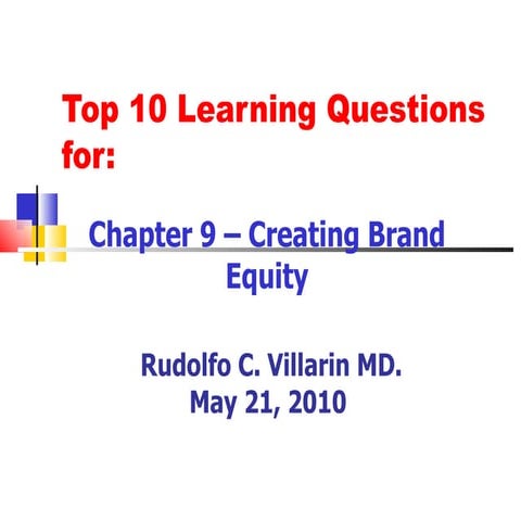 Top 10 questions | PPT