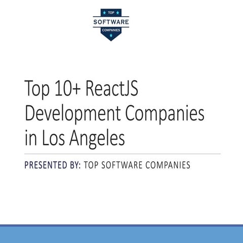 Top 10+ ReactJS Development Companies in Australia | PDF