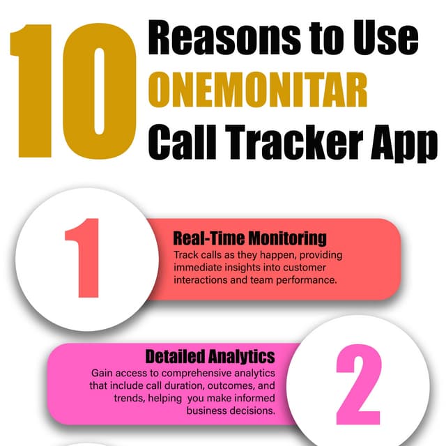 Top 10 Reasons to Use ONEMONITAR Call Tracker App.pdf