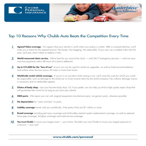 About Chubb | PDF