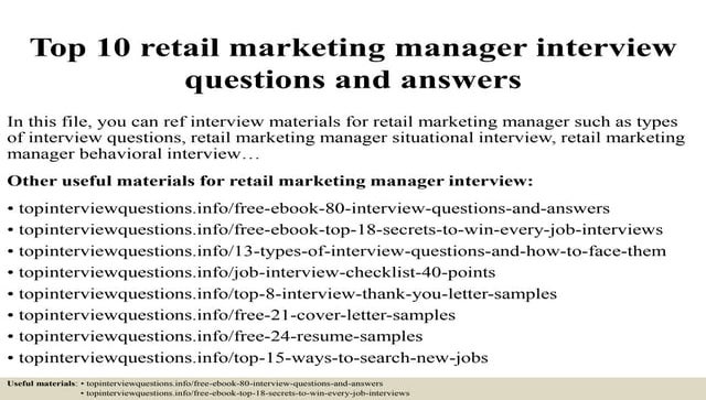 Assistant Manager Interview Questions