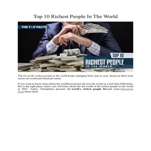 Top 10 Richest People In The World.pdf