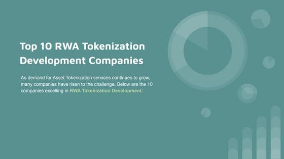 RWA Tokenization & AI The Future of Asset Ownership | PPT