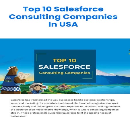 Top 10 Salesforce Consulting Companies In USA | PDF