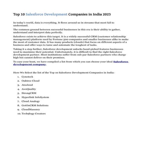 Top 10 Salesforce Development Companies in India 2023.pdf