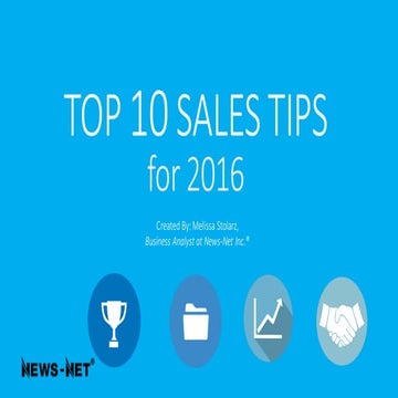Top Ten Sales Tips for 2016 | PDF