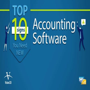 Top 10 Signs You Need New Accounting Software | PPT