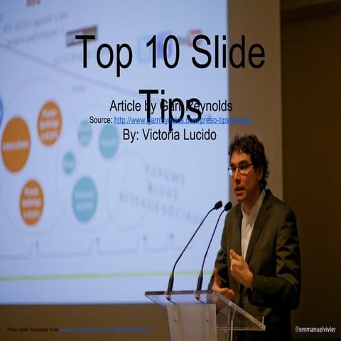 Top 10 slide tips | PPT
