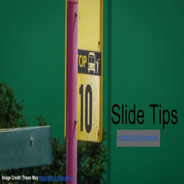 Top 10 slide tips | PPTX