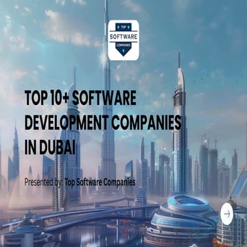 Top 10+ Software Development Companies in Dubai | PDF