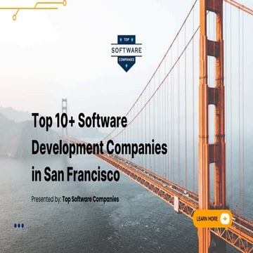 Top 10+ Software Development Companies in San Francisco | PDF