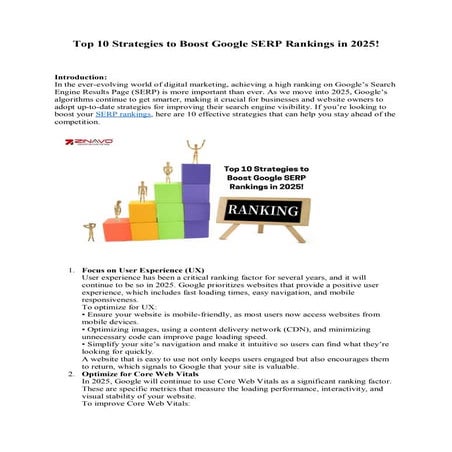Top 10 Strategies to Boost Google SERP Rankings in 2025.pdf