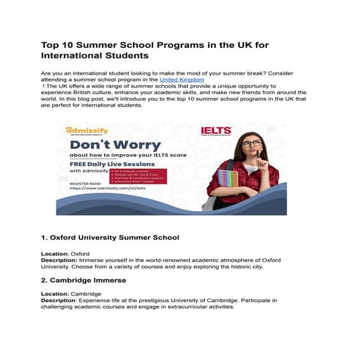 Top 10 Summer School Programs in the UK for International Students.pdf