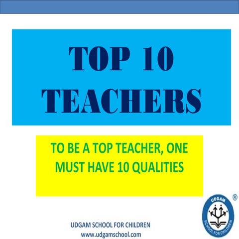 Top 10 teachers | PPT