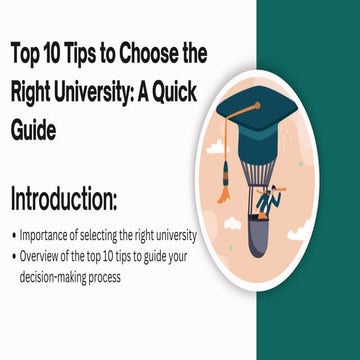Navigating Higher Education: Essential Considerations for Choosing the ...